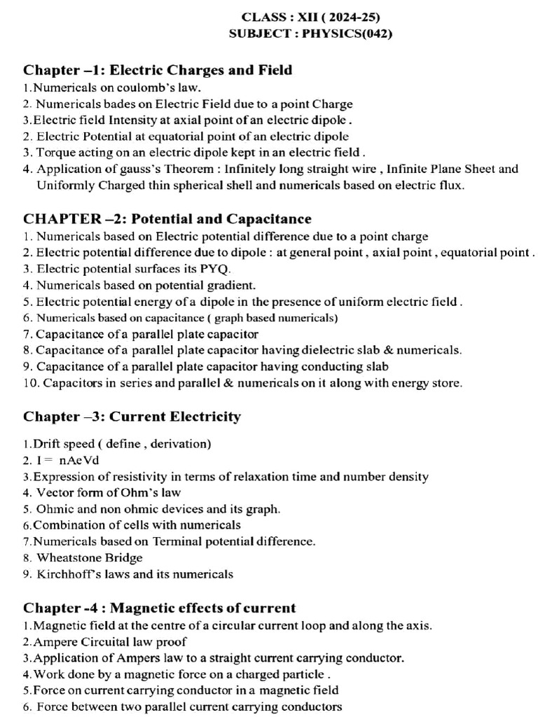Physics Derivations | PDF | Electric Field | Capacitance