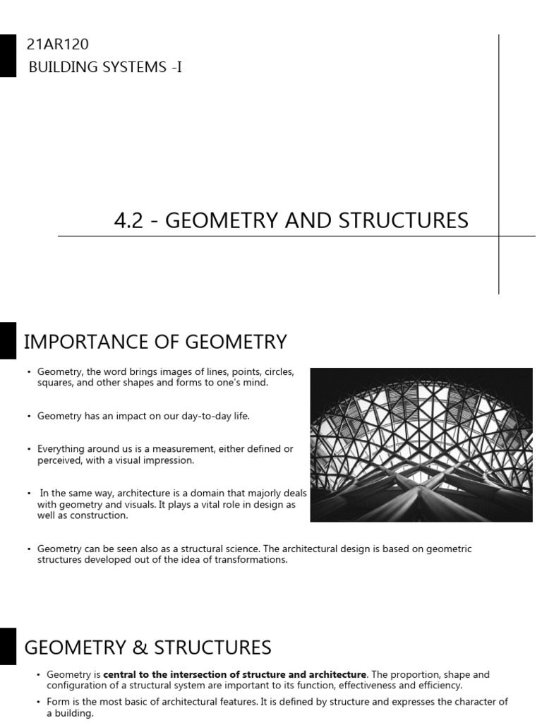 4.2 Geometry & Structures | PDF | Dome | Geometry