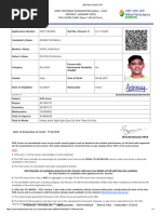 CUET UG ScoreCard | PDF | Tests