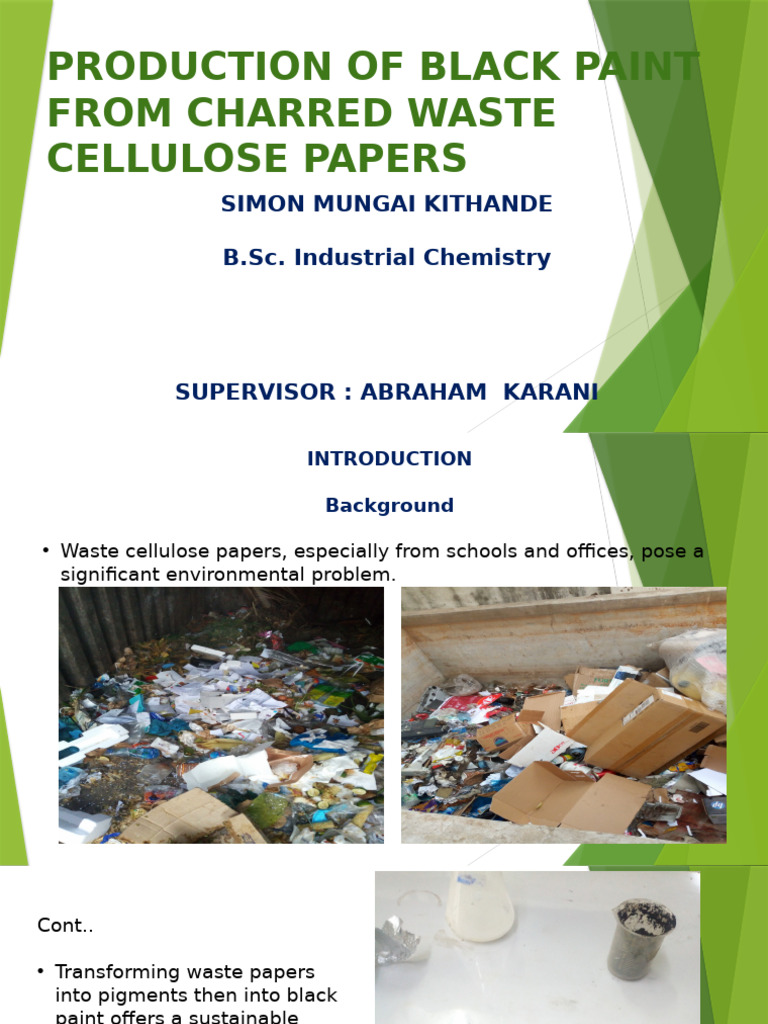 Project Presentation Draft | PDF | Paint | Waste Management