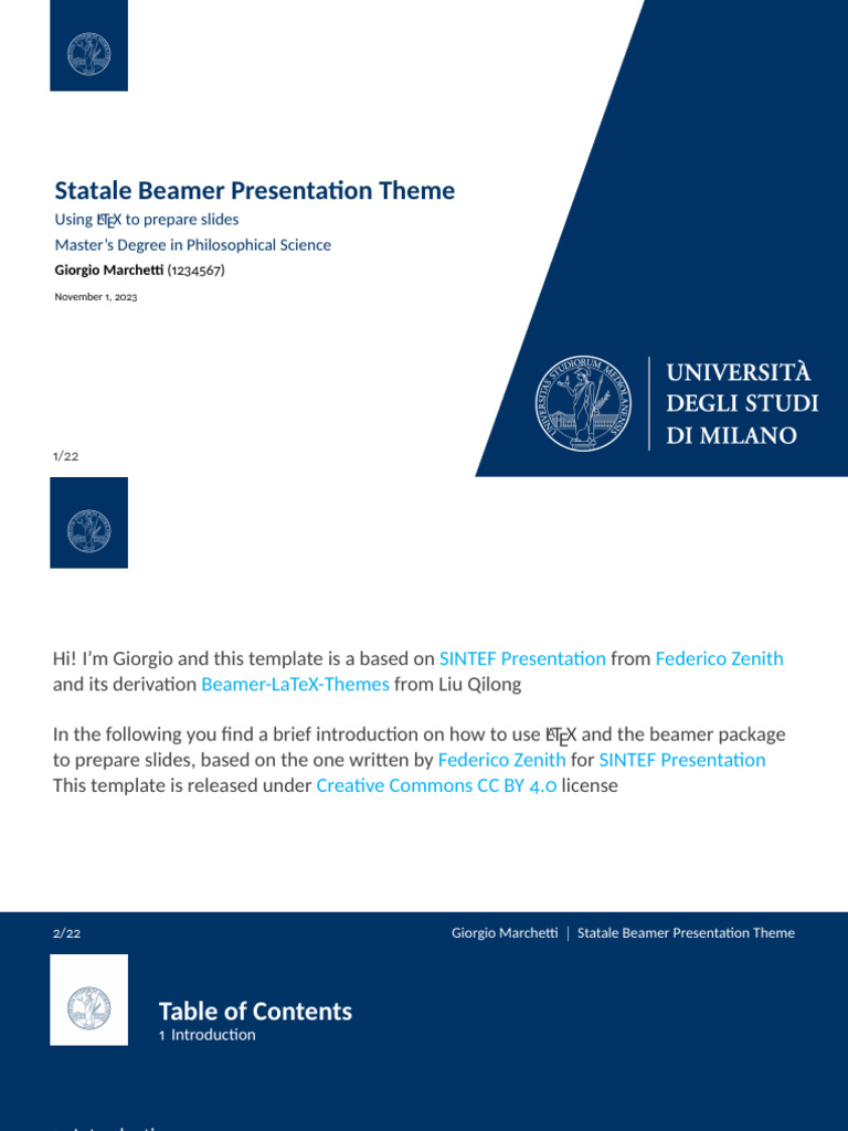 LaTeX Beamer Guide for Academics | PDF | Text | Graphic Design