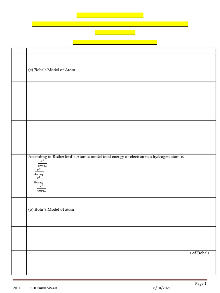 CH 12 MCQ | PDF | Atoms | Spectral Line