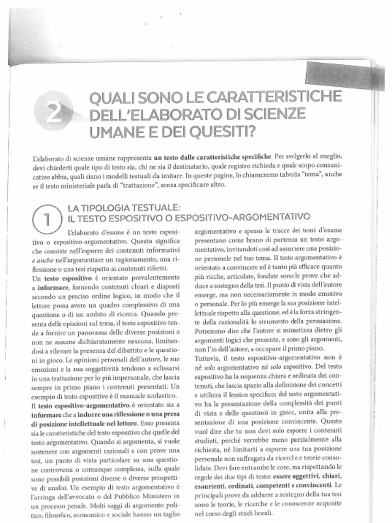 Indicazioni Per La Seconda Prova D'esame | PDF
