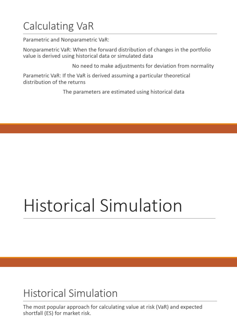 Session 10 Chapter 4 | PDF | Value At Risk | Normal Distribution