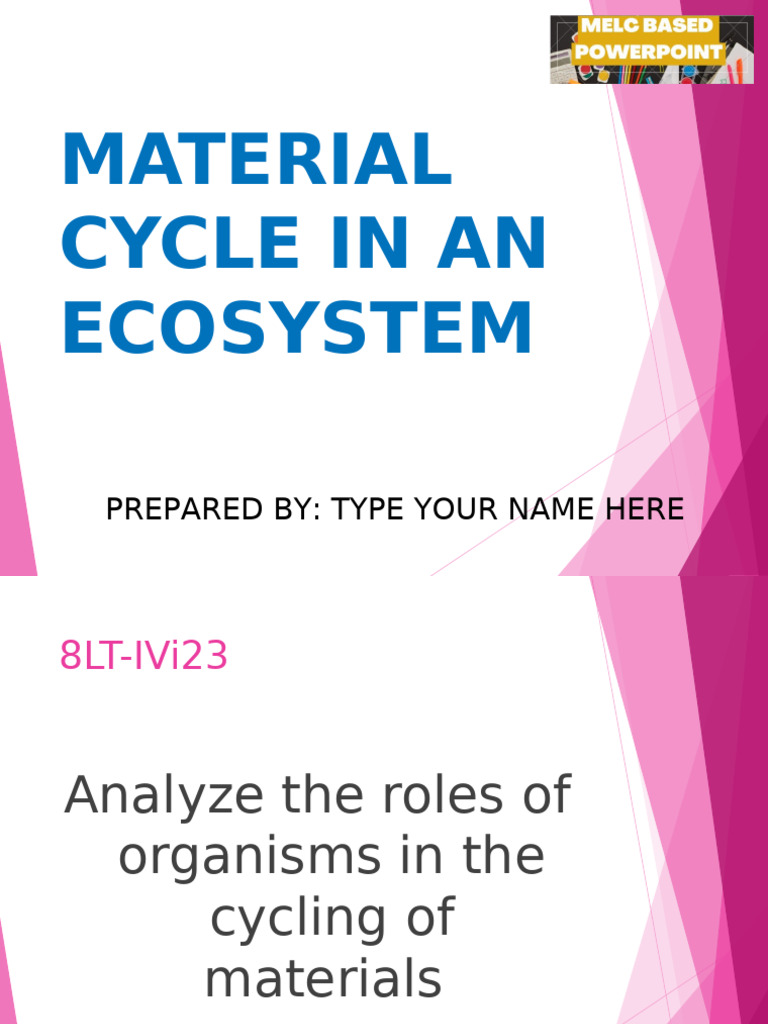 G8 Science Q4 - Week 6-Roles of Organism | PDF | Food Web | Ecosystem