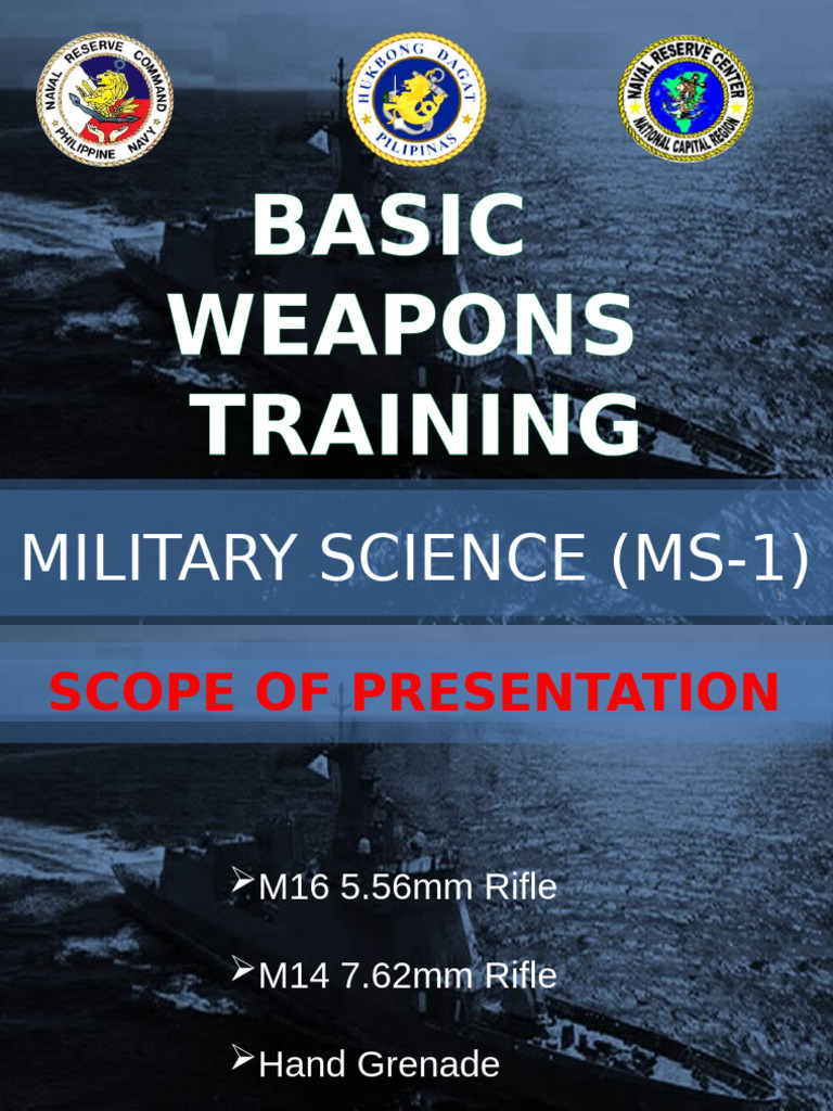 MS1 Basic Weapons Training | PDF | Rifle | Magazine (Firearms)