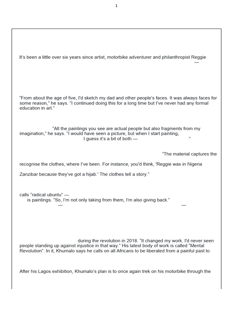 GR 11 Eng HL Paper 1 Insert Nov 2022 | PDF