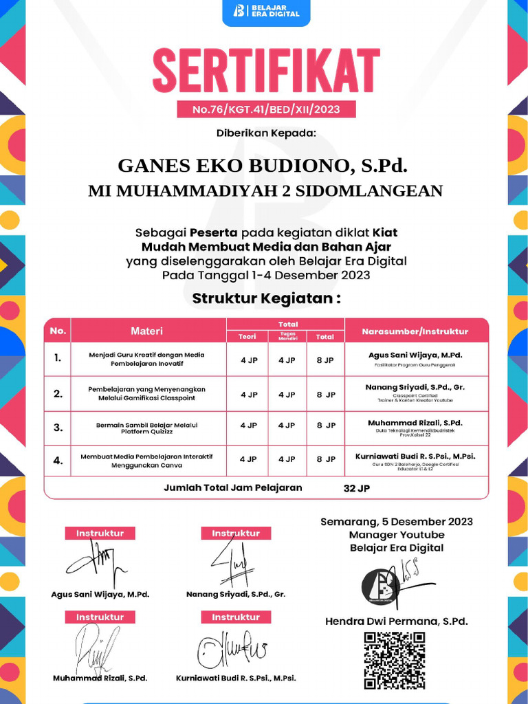 GANES EKO BUDIONO, S.PD | PDF