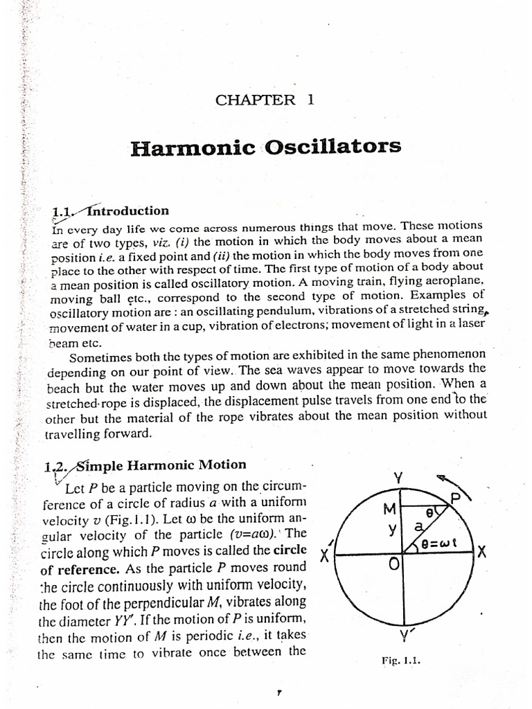 Waves & Oscillation Lec.1 | PDF