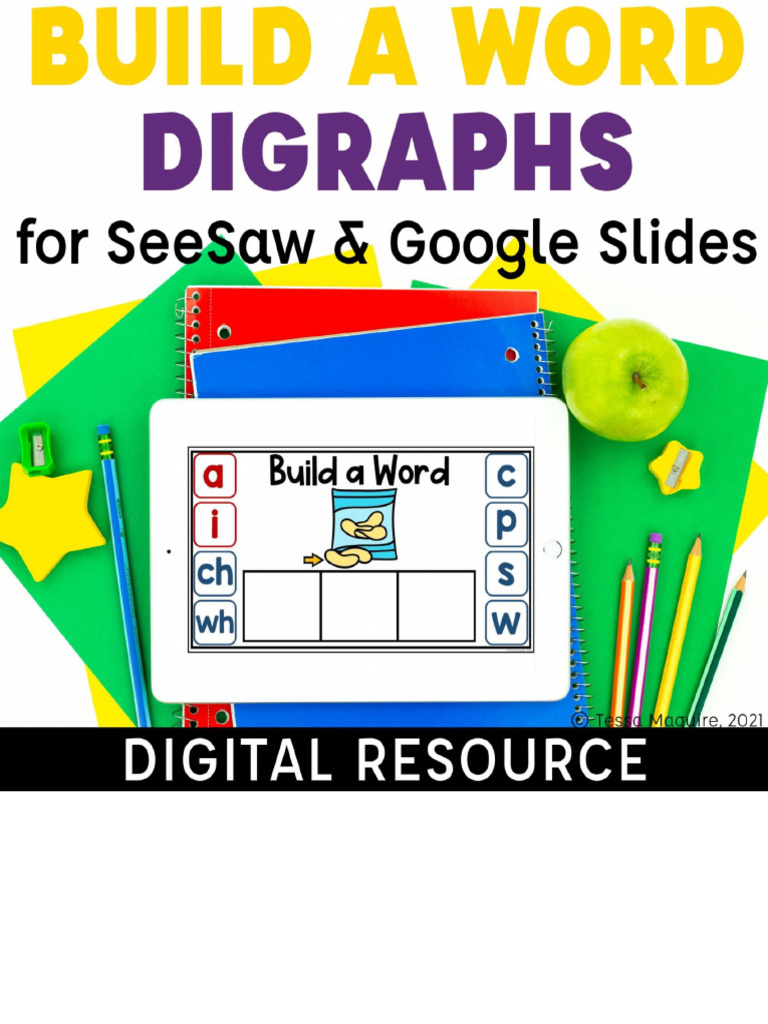 Consonant Digraph Build a Word | PDF