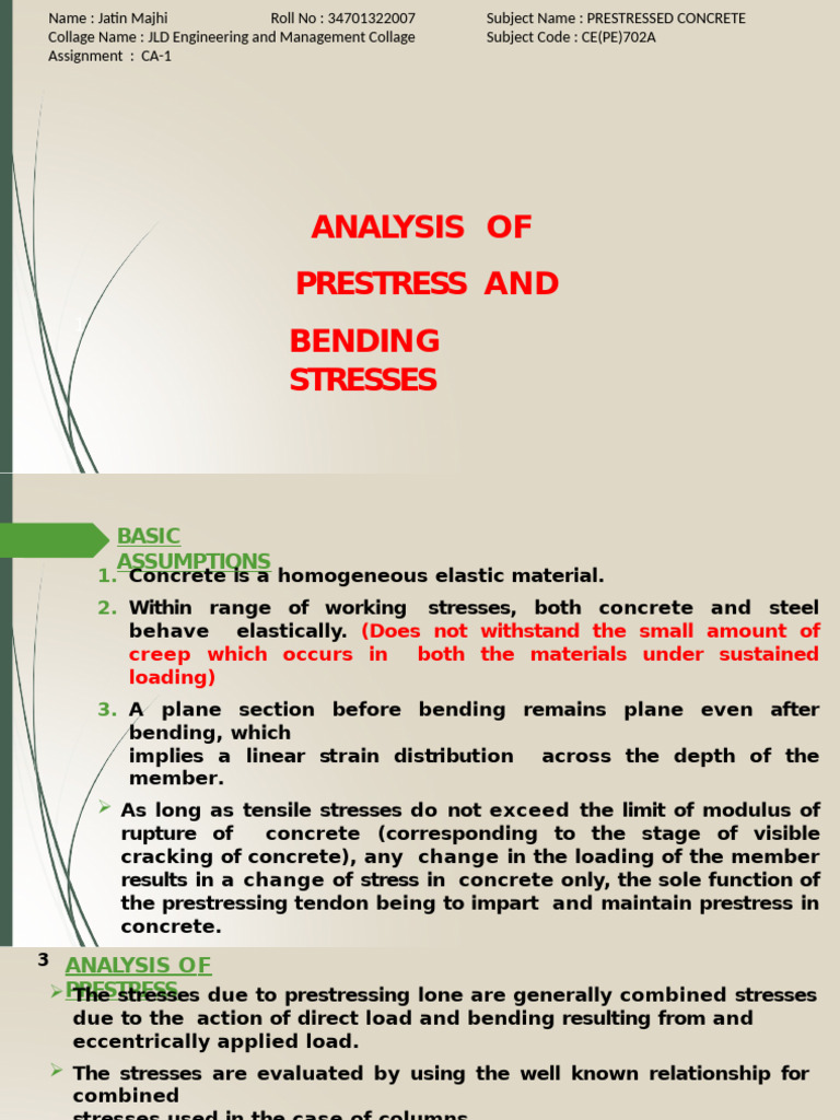 PRESTRESSED CONCRETE, | PDF | Beam (Structure) | Prestressed Concrete
