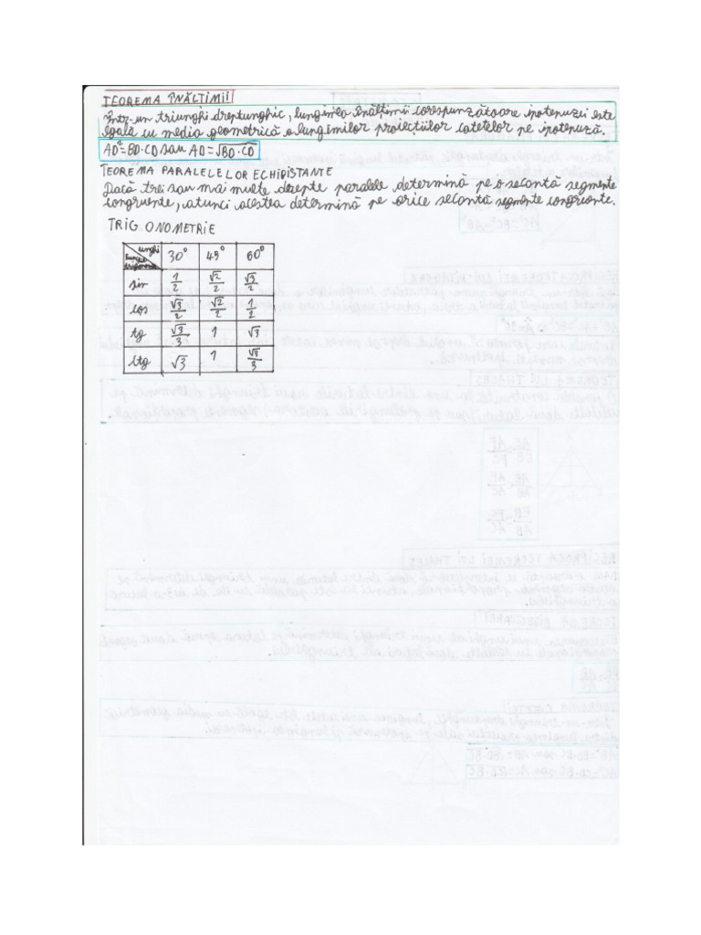 Formule Matematica 5 | PDF