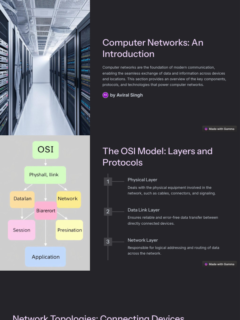 Computer Networks an Introduction | PDF | Computer Network | Network Topology