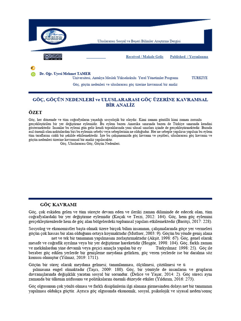 Journal of Social and Humanities Sciences Research (JSHSR) | PDF