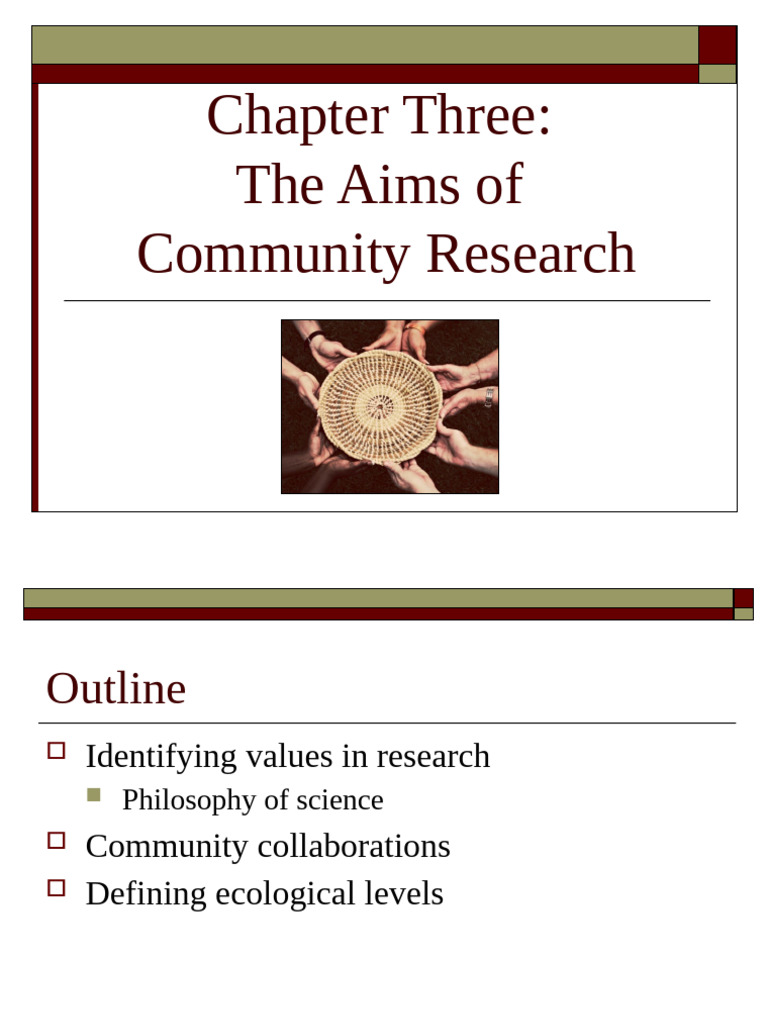 Community Research Aims and Practices | PDF | Philosophy Of Science ...