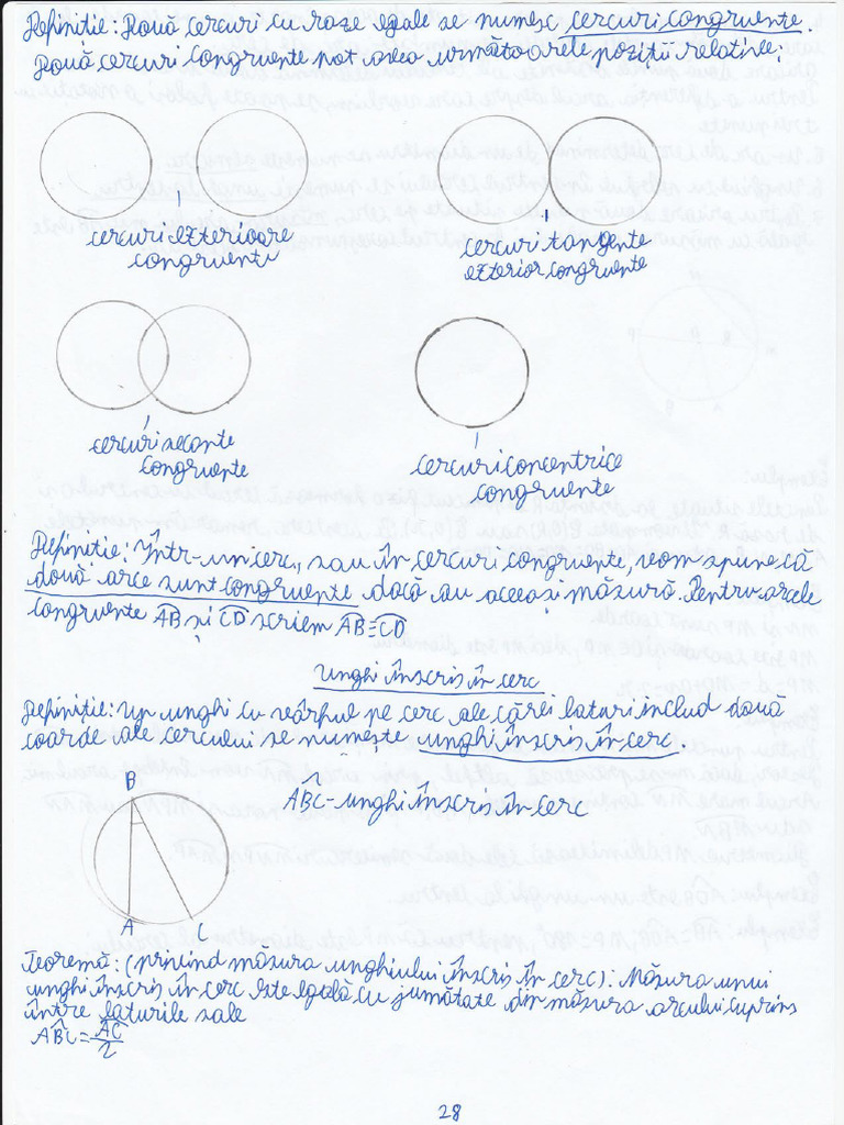 Matematica 5-8 Geometrie Var - II 28 | PDF
