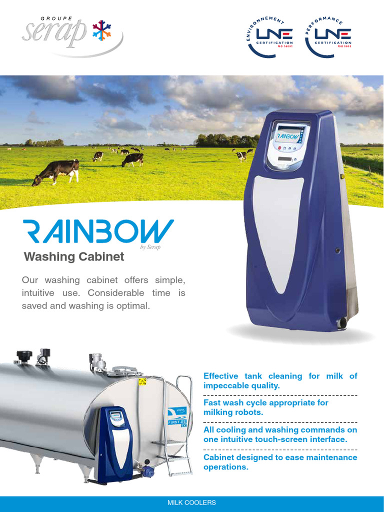 Rainbow Washing Cabinet Brochure | PDF | Software | Computing