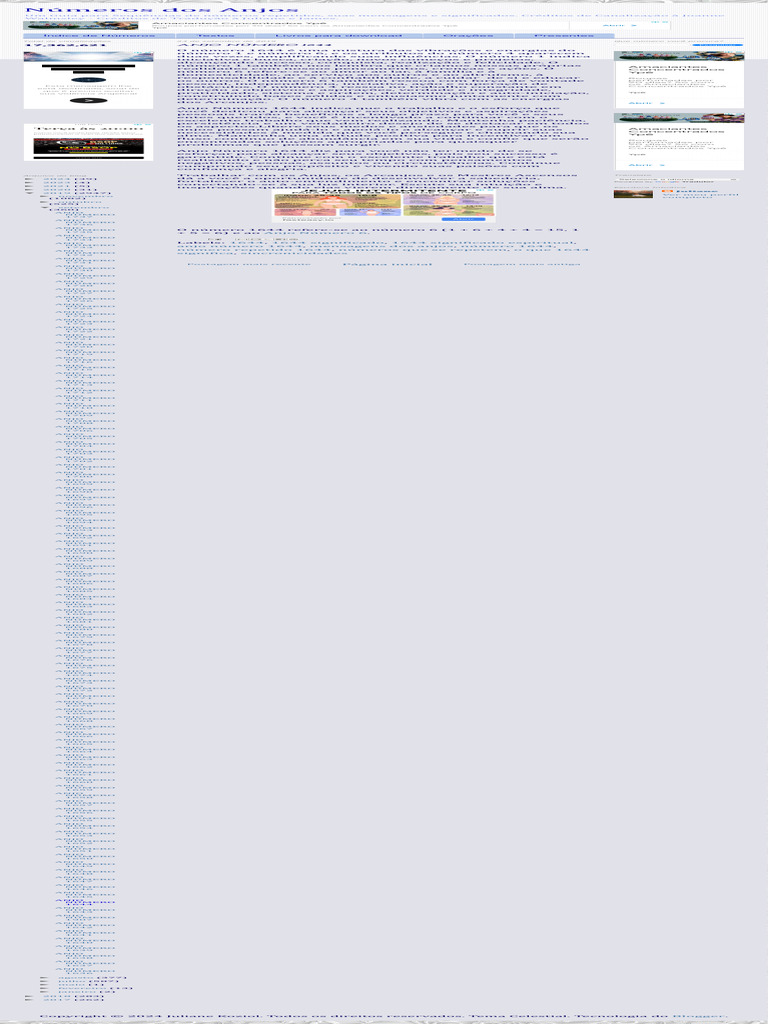 Números Dos Anjos ANJO NÚMERO 1644 | PDF | Anjo