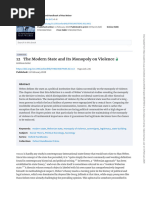 Max Weber's Definition of the State | PDF | State (Polity) | Justice