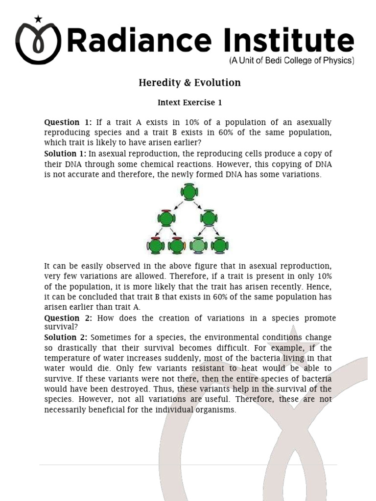 Chapter 9 Heredity and Evolution (OK) | PDF | Zygosity | Reproduction