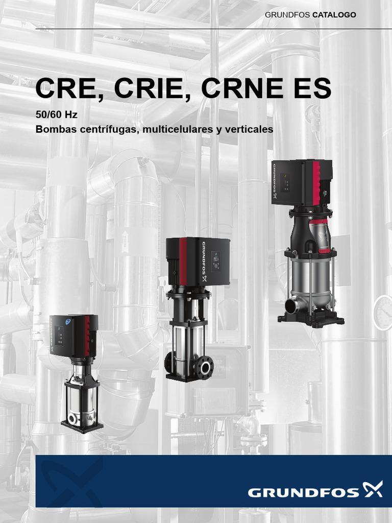 Bombas E Grundfos: CRE, CRIE, CRNE | PDF | Bomba | Agua