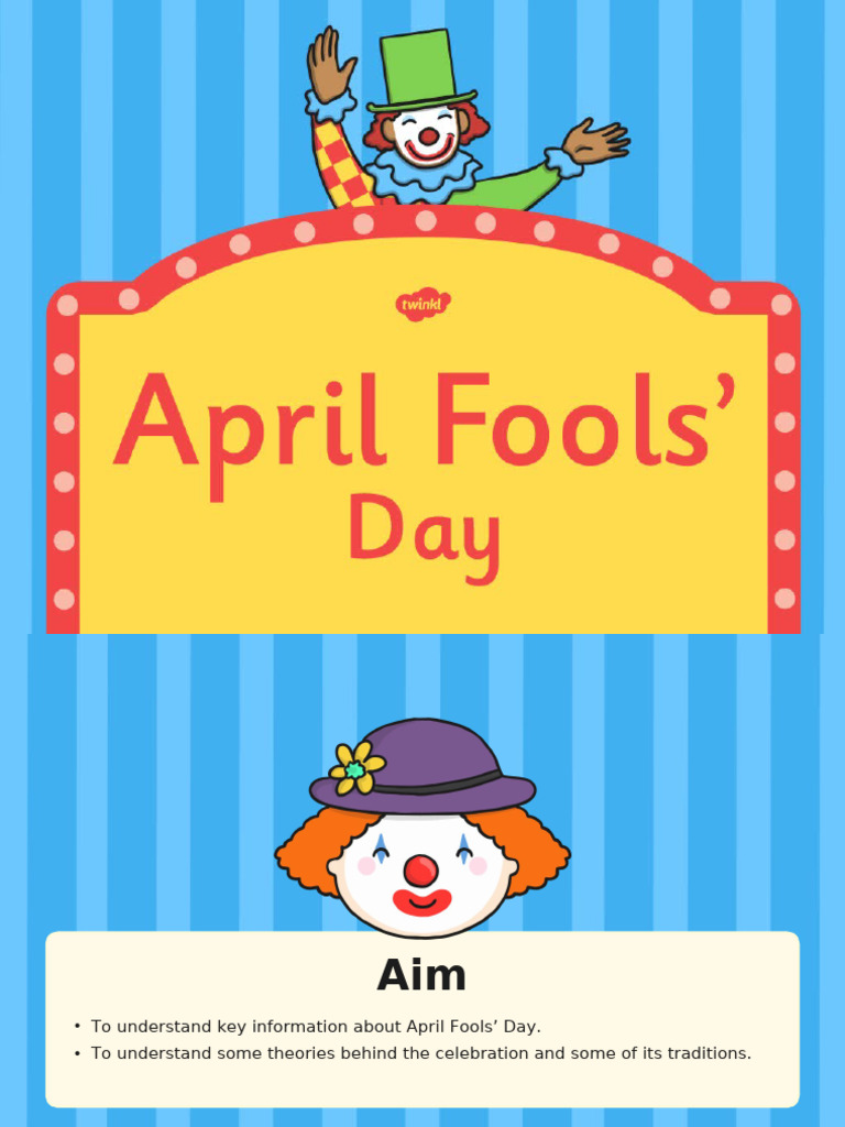April Fools Day Information | PDF | Jester