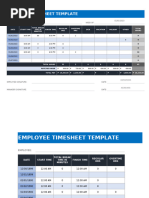 DTR Sample - Excel Submission | PDF | Overtime | Sick Leave