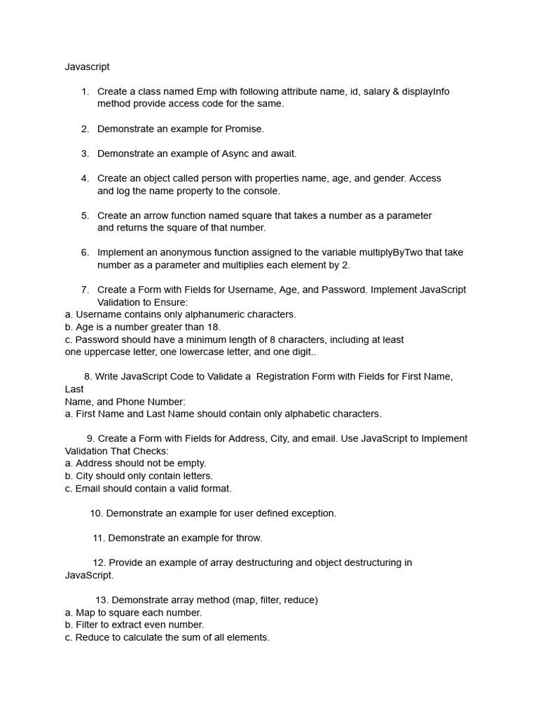 Js&Ts | PDF | Java Script | Method (Computer Programming)