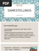 Afrikaans Taal Study Notes Guide | PDF | Verb | Language Mechanics