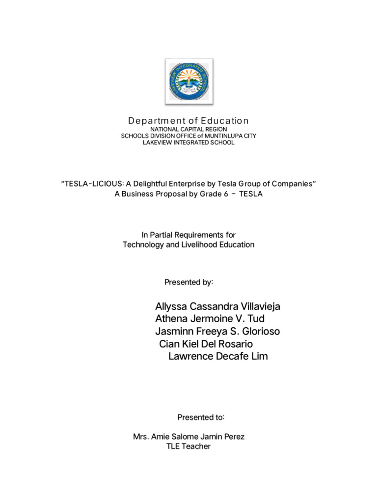 Tesla Liscious Business Plan | PDF | Pricing | Brand