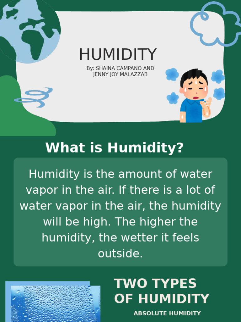 Humidity, Condensation, Clouds and Precipitation | PDF | Precipitation ...
