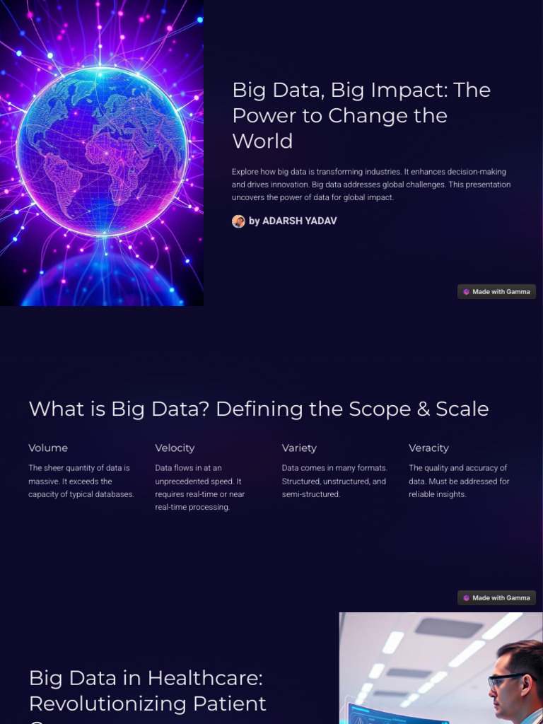 Big Data Big Impact The Power To Change The World | PDF | Big Data ...