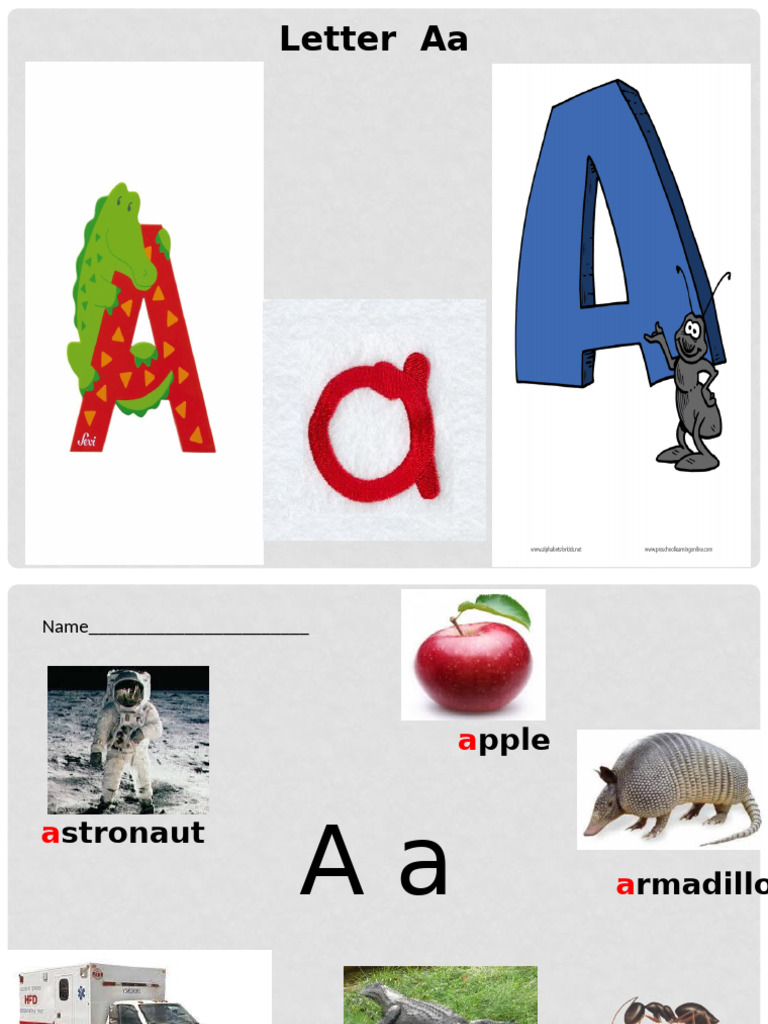 Letter A | PDF