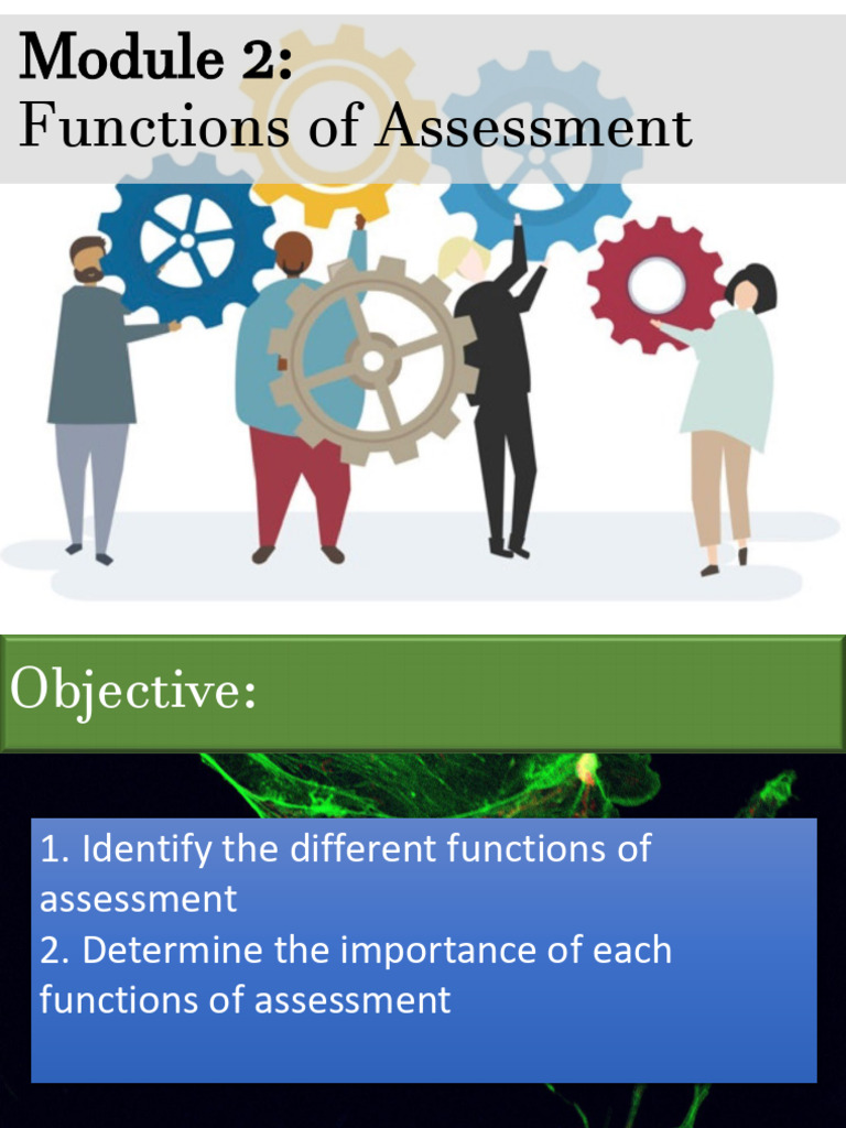 Module 2 Functions of Assessment | PDF | Educational Assessment | Teachers