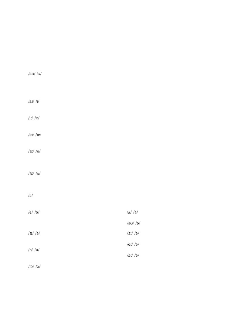 Vowel Alternations | PDF