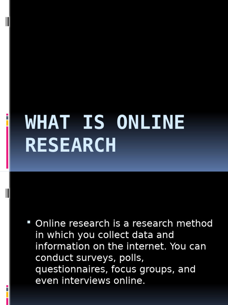 Online Research: Methods & Evaluation | PDF