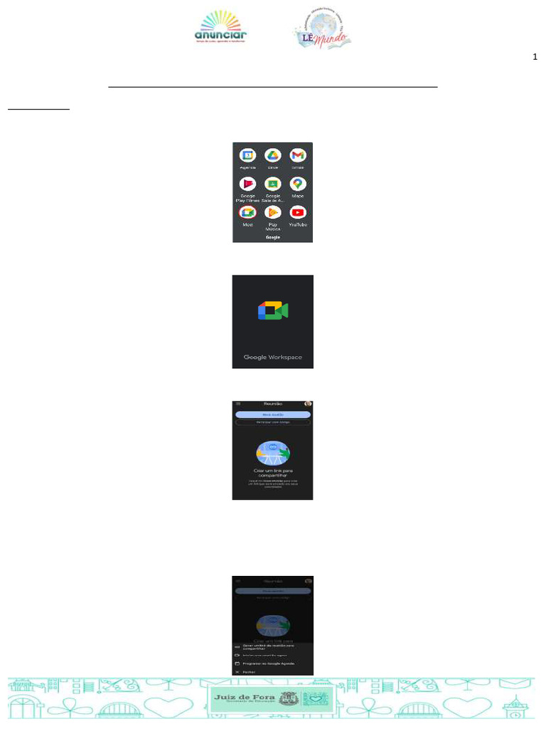 Tutorial Completo do Google Meet | PDF | Janela (informática) | Internet