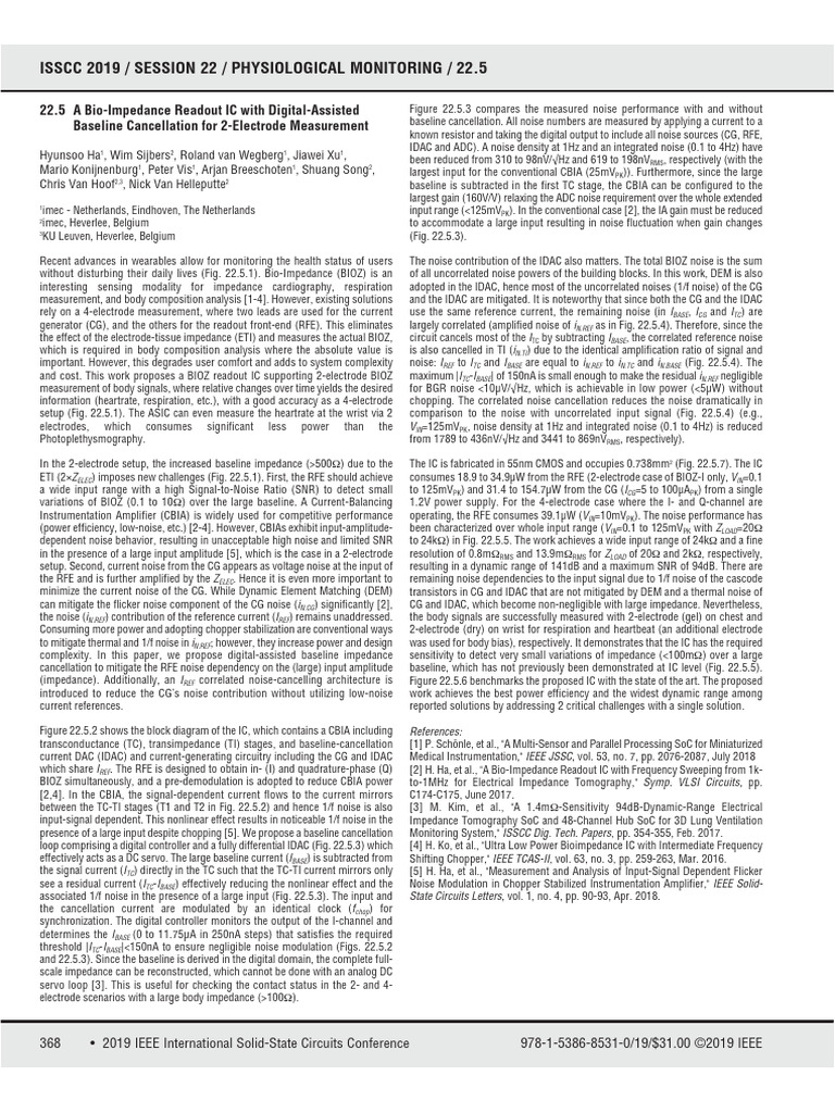 10 1109@isscc 2019 8662433 | PDF | Electronic Engineering | Computer Engineering