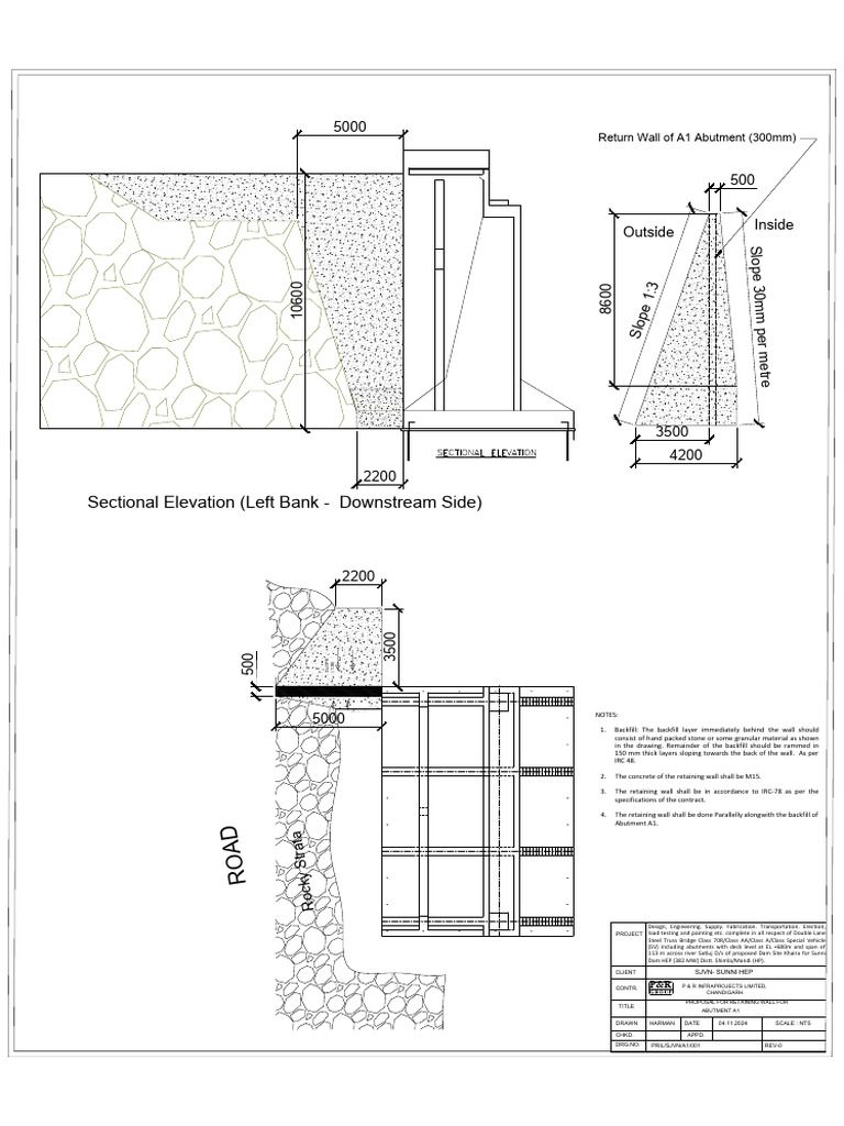 A1 Abutment | PDF | Architectural Elements | Building Engineering