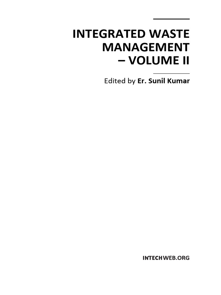 Integratged Waste Management II | PDF | Waste Management | Waste