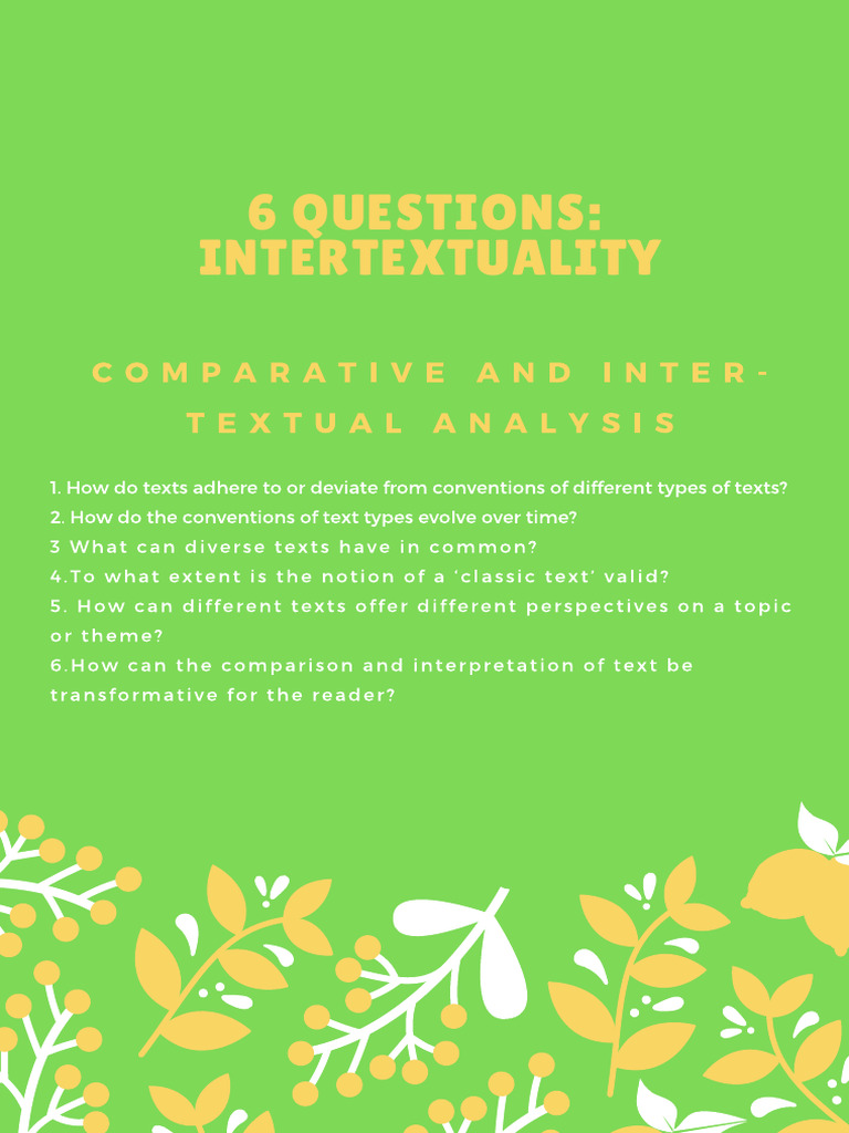 Inter Text Uality | PDF