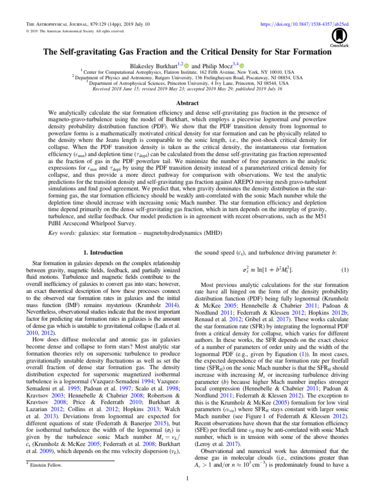 Burkhart, Mocz - 2019 - The Self-Gravitating Gas Fraction and The ...