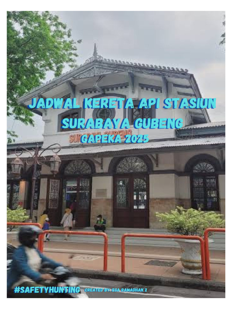 Jadwal Kereta Api Stasiun Surabaya Gubeng - Gapeka 2025 | PDF