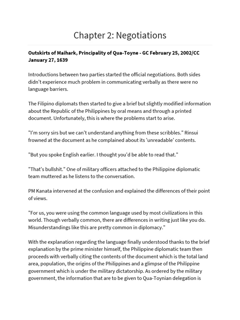 Chapter 02 - Negotiations | PDF | Frigate | Destroyer