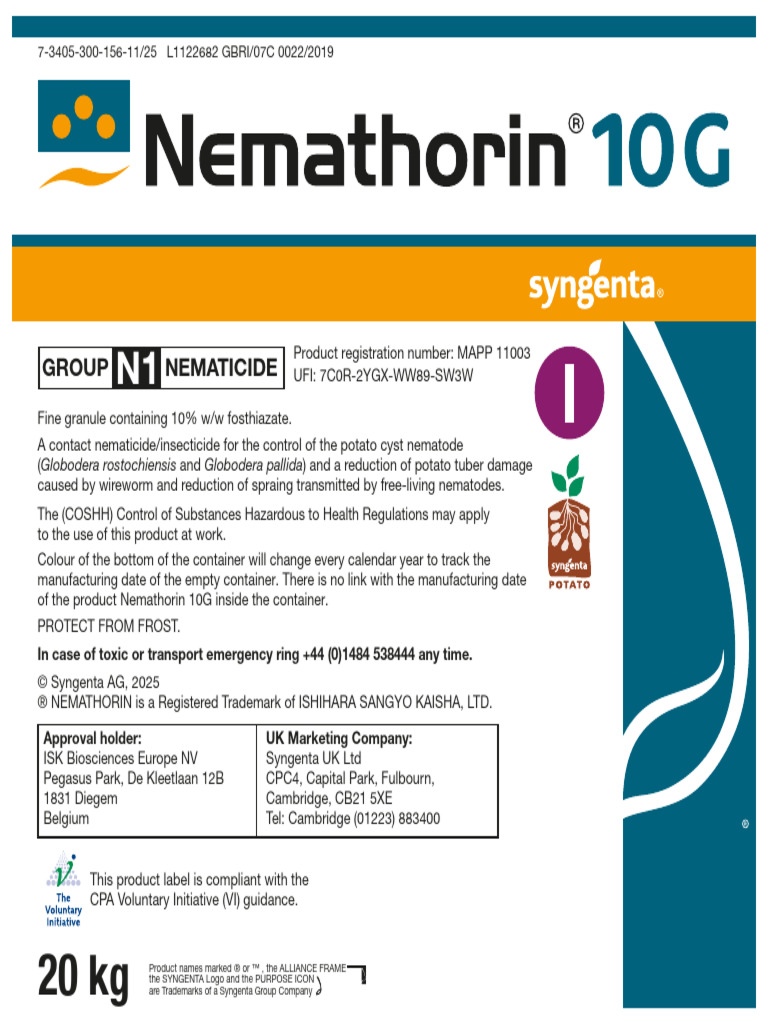 Nemathorin 10G Product Label | PDF | Personal Protective Equipment ...