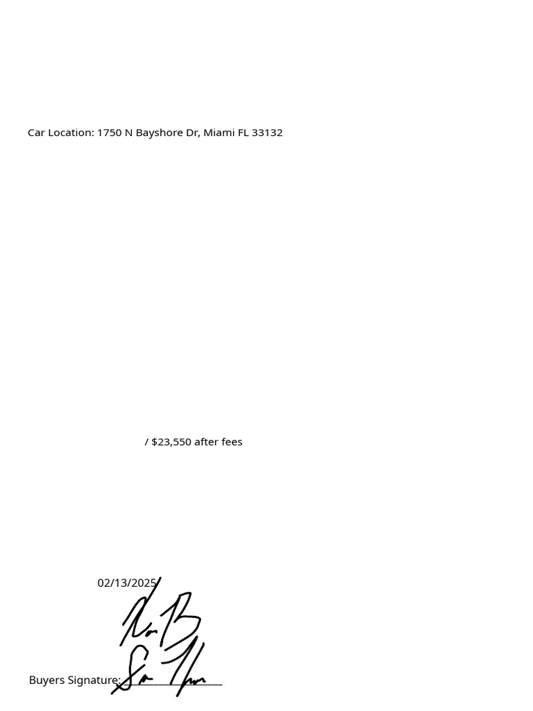 Tesla Model 3 Bill of Sale | PDF