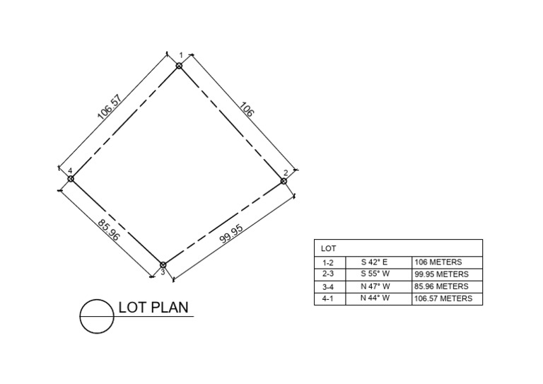 Lot Plan | PDF