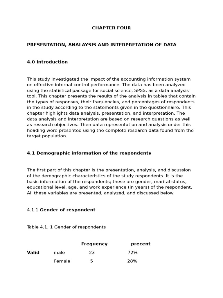 YAASIR (1) Boog Thisis Chepter 4 | PDF | Data Analysis