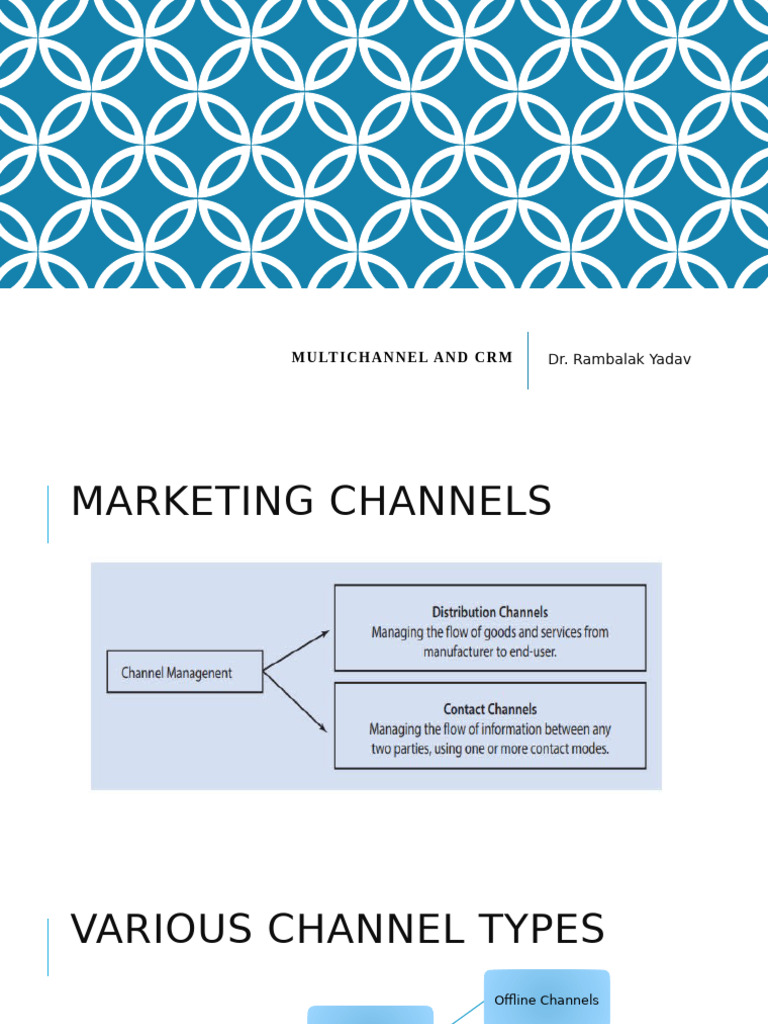 CRM and Multichannel | PDF | Customer Relationship Management | Marketing