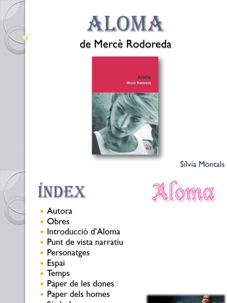 ALOMA de Merce Rodoreda | PDF